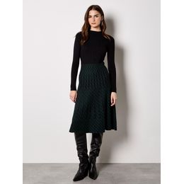 Apricot Diamond Link Knitted Midi Dress ' ' Damen Gr&ouml;&szlig;e 42 schwarz Winterkleid