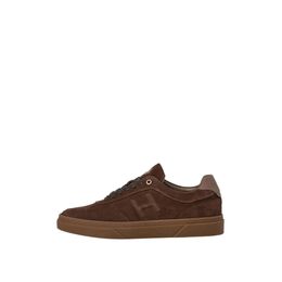 Hackett London Sneaker 'Hackney Velvet' Herren Gr&ouml;&szlig;e 44 dunkelbraun