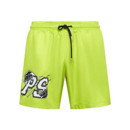 Plein Sport Badeshorts Herren Gr&ouml;&szlig;e L hellgr&uuml;n / schwarz / wei&szlig;