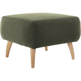 Hocker Home Affaire "Baggio", gr&uuml;n, B:63cm H:45cm T:63cm, Hocker, Hocker, mit Holzf&uuml;&szlig;en