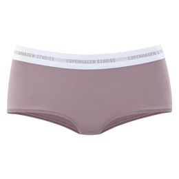 Panty Copenhagen Studios, Damen, Gr. XS (34), mauve, Single Jersey, Obermaterial: 50% Modal (TENCEL&trade;), 45% Baumwolle, 5% Elasthan (LYCRA), unifarben mit Farbeinsatz, k&ouml;rpernah, Unterhosen Panty, mit weichem Logobund und aus elastischer Baumwoll-Modal-Qualit&auml;t