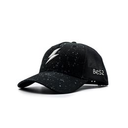Be52 Cap 'Bolt splash premium' Herren Gr&ouml;&szlig;e 54/64 schwarz