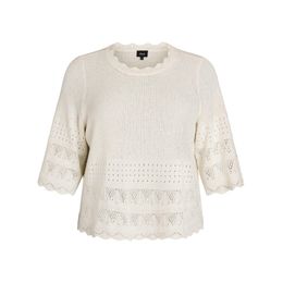 ZIZZI Pullover 'MFREYA' Damen Gr&ouml;&szlig;e XXXL/4XL offwhite