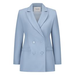 Nicowa Blazer 'CORNOVA', Twill Material-Mix, made in Italy Damen Gr&ouml;&szlig;e 36 hellblau