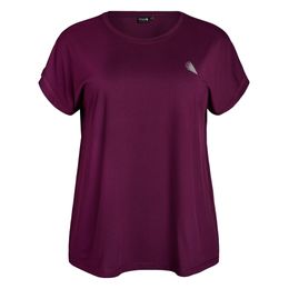 ZIZZI Funktionsshirt 'ABASIC' Damen Gr&ouml;&szlig;e 5XL/6XL pflaume