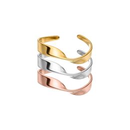 PURELEI Ring 'Twist' Damen Gr&ouml;&szlig;e 55/56 gold / rosegold / silber