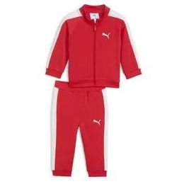 Jogginganzug Puma "Minicats T7 ALWAYS ON Anzug Kinder", Jungen, Gr. 80, rot (for all time rot), Obermaterial: 100% Polyester. Rippe: 98% Polyester, 2% Elasthan, Sportanz&uuml;ge Jogginganzug