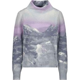 monari Pullover 'Snowfall' Damen Gr&ouml;&szlig;e XL graphit / basaltgrau / hellgrau / lavendel
