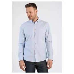 JACK'S INN 54 Businesshemd JACK&rsquo;S "Oxford-Hemd Regular Fit", Herren, Gr. 3XL, Normalgr&ouml;&szlig;en, blau (mid blau), Obermaterial: 98% Baumwolle, 2% Elasthan, Hemden