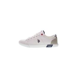 U.S. Polo Assn. Sneaker 'Baster001' Herren Gr&ouml;&szlig;e 46 dunkelbeige / marine / wollwei&szlig;