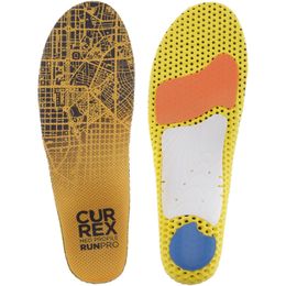 currexSole Einlegesohle 'Runpro Med' Herren Gr&ouml;&szlig;e L senf / schwarz / wei&szlig;