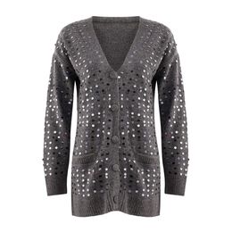 Trendyol Knit Cardigan female Grey size L