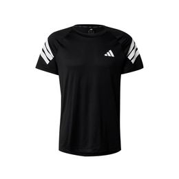 adidas Performance Funktionsshirt 'Icon 3-Stripes' Herren Gr&ouml;&szlig;e XL schwarz / wei&szlig;