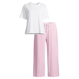 Mey Pyjama 'Solid Love' Damen Gr&ouml;&szlig;e L rosa Winterkleid