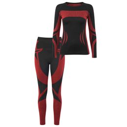 Normani Set Damen Gr&ouml;&szlig;e 75/80 blutrot / schwarz