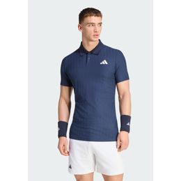 adidas Performance Funktionsshirt 'Airchill Freelift' Herren Gr&ouml;&szlig;e XL dunkelblau / wei&szlig;