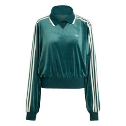 adidas originals Sweatshirt 'adidas originals x Liberty London' Damen Gr&ouml;&szlig;e 5XL/6XL dunkelgr&uuml;n / wei&szlig;