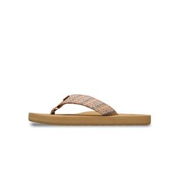 Roxy Zehentrenner 'Porto' M&auml;dchen Gr&ouml;&szlig;e 34 beige / hellbeige / hellblau