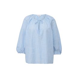 s.Oliver Bluse Damen Gr&ouml;&szlig;e XL hellblau / wei&szlig;