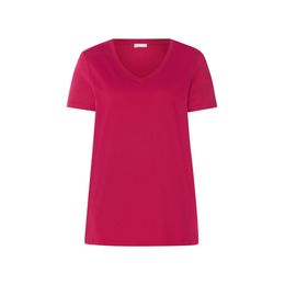 Hanro T-Shirt ' Sleep & Lounge ' Damen Gr&ouml;&szlig;e XL beere / pink