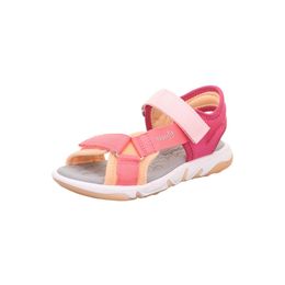 Superfit Sandale 'Pebbles' M&auml;dchen Gr&ouml;&szlig;e 35 orange / pink / hellpink