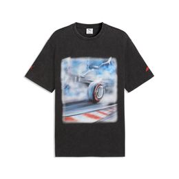 Puma Funktionsshirt 'F1 Tyre' Herren Gr&ouml;&szlig;e XXL pastellblau / rot / schwarz