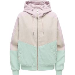Ragwear Jacke 'Queny' Damen Gr&ouml;&szlig;e S hellbeige / mint / hellpink