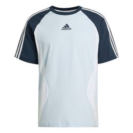 adidas originals T-Shirt 'Adicolor Teamgeist' Herren Gr&ouml;&szlig;e S navy / hellblau / wei&szlig;