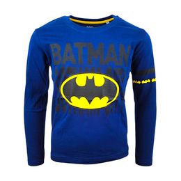Batman Shirt 'Batman' Jungen Gr&ouml;&szlig;e 158 dunkelblau / gelb / schwarz