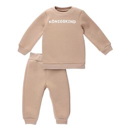 Baby Sweets Set 'K&ouml;nigskind' Jungen Gr&ouml;&szlig;e 104 beige / wei&szlig;