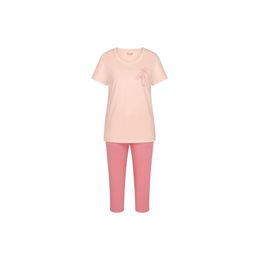 Triumph 3/4 Pyjama ' Red Label Sets PK Capri ' Damen Gr&ouml;&szlig;e S/M hellorange / pink Winterkleid