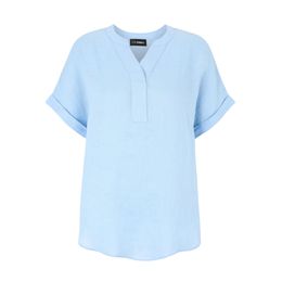 Doris Streich Bluse Damen Gr&ouml;&szlig;e 5XL hellblau