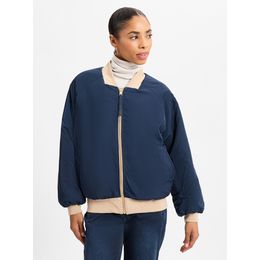 N&uuml;mph N&Uuml;MPH &Uuml;bergangsjacke 'Etera' Damen Gr&ouml;&szlig;e S/M creme / marine