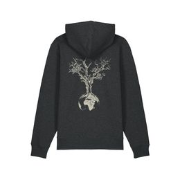 Life-tree Pullover 'Organic Fairwear' Damen Gr&ouml;&szlig;e S dunkelgrau