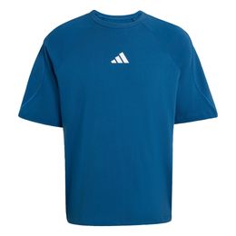 adidas Sportswear Funktionsshirt 'Stadium' Herren Gr&ouml;&szlig;e S dunkelblau / wei&szlig;