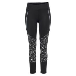 active by Lascana Lascana Active Sporthose Damen Gr&ouml;&szlig;e XL schwarz / wei&szlig;