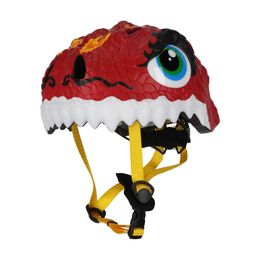 Crazy Safety Fahrradhelm Dragon Herren Gr&ouml;&szlig;e 55/56 gelb / rot / schwarz / wei&szlig;