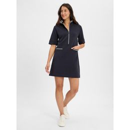 Marc Cain Kleid Damen Gr&ouml;&szlig;e 36 marine / wei&szlig; Winterkleid