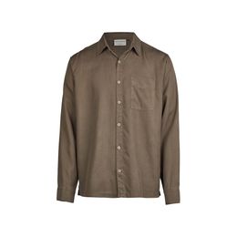Cleptomanicx Button Up Shirt 'Easy' male Brown size XXL