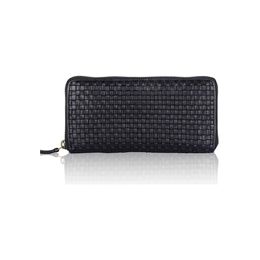 Bellicci Leder-Geldb&ouml;rse "Eleanor" in Schwarz - (B)19,5 x (H)9,5 x (T)2,5 cm - 50% | Portemonnaies-etuis