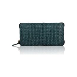 Bellicci Leder-Geldb&ouml;rse "Eleanor" in Petrol - (B)19,5 x (H)9,5 x (T)2,5 cm - 50% | Portemonnaies-etuis