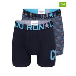 CR7 2er-Set: Boxershorts in Dunkelblau - 49% | Gr&ouml;&szlig;e 140-152 | Kinder-waesche