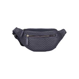 Bellicci Leder-G&uuml;rteltasche "Elliot" in Dunkelblau - (B)30 x (H)14 x (T)8,5 cm - 59% | Damen-koffer-reisegepaeck