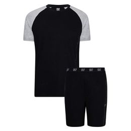 CR7 Pyjama in Schwarz - 56% | Gr&ouml;&szlig;e M | Herren-waesche