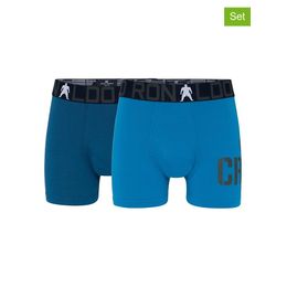 CR7 2er-Set: Boxershorts in Blau - 49% | Gr&ouml;&szlig;e 140-152 | Kinder-waesche