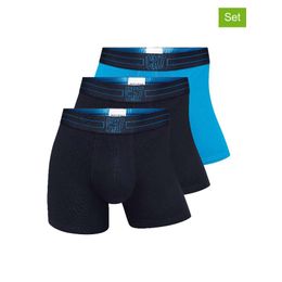 CR7 3er-Set: Boxershorts in Blau/ Dunkelblau - 62% | Gr&ouml;&szlig;e S | Herren-waesche