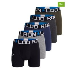 CR7 5er-Set: Boxershorts in Bunt - 59% | Gr&ouml;&szlig;e 122-134 | Kinder-waesche