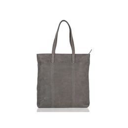 SPARWELL Leder-Schultertasche "Ashlee" in Grau - (B)39 x (H)41 x (T)9 cm - 58% | Damen-taschen