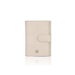Bellicci Leder-Geldb&ouml;rse "Venesa" in Creme - (B)19 x (H)13 x (T)3 cm - 48% | Portemonnaies-etuis