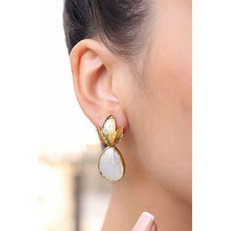 Pierres delicates Vergold. Ohrringe mit Edelsteinen - 78% | Schmuck